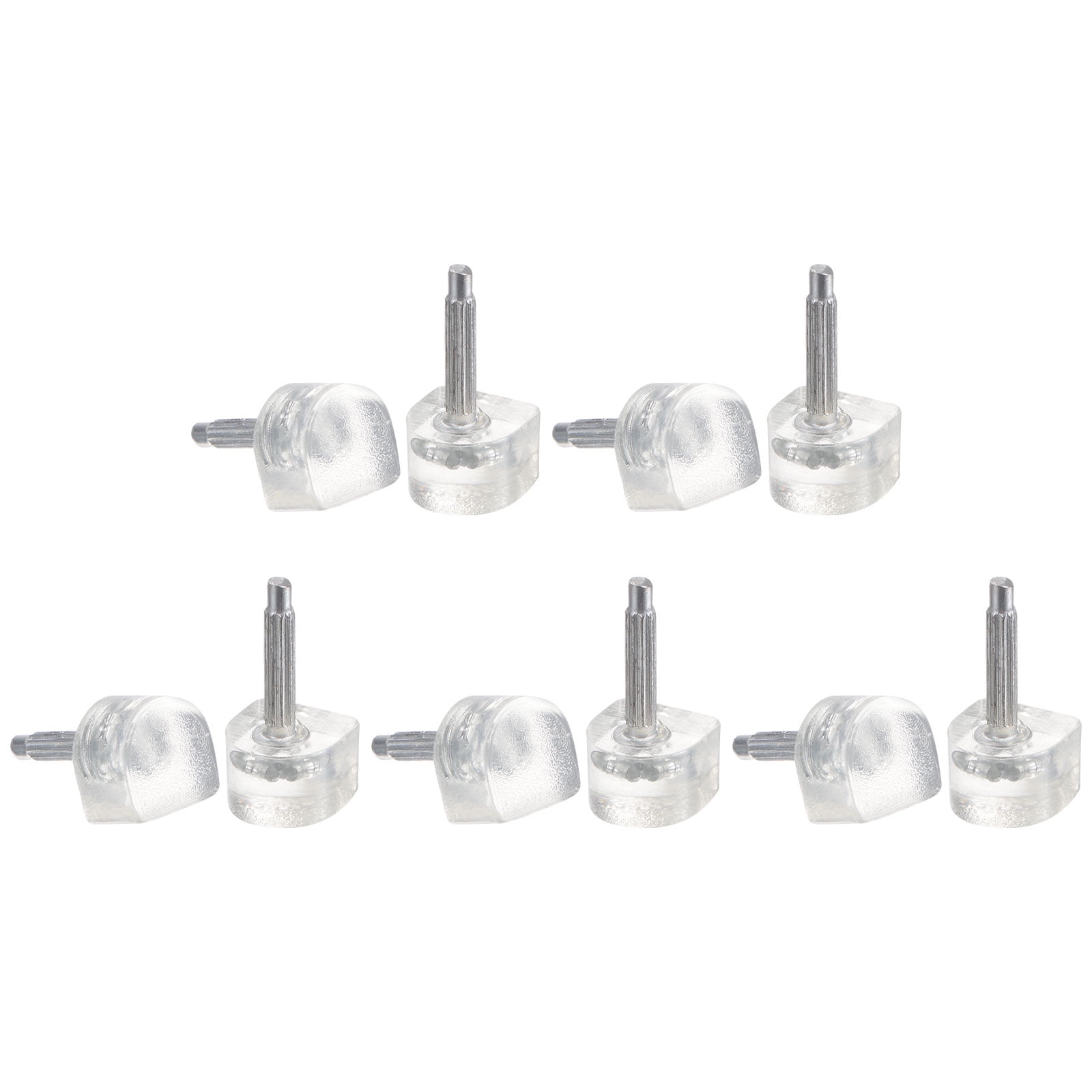 5 Pairs TPU High Heel Tips Shoes Replacement Tap Caps 2.4mm Pin, 9x9mm ...
