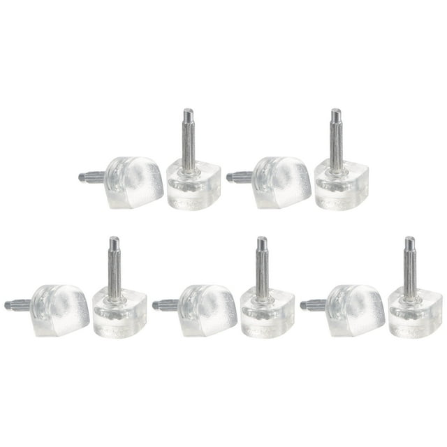 5 Pairs TPU High Heel Tips Shoes Replacement Tap Caps 2.4mm Pin, 9x9mm ...