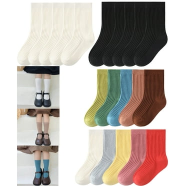 Socks for Boys Toddler Girls Thin Soft School Uniform Dress Socks ...
