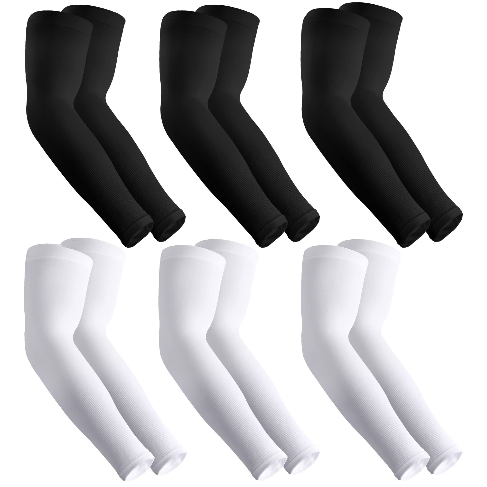 5 Pairs UV Sun Protection Cover Cooling Arm Sleeves Compression UPF 50 ...