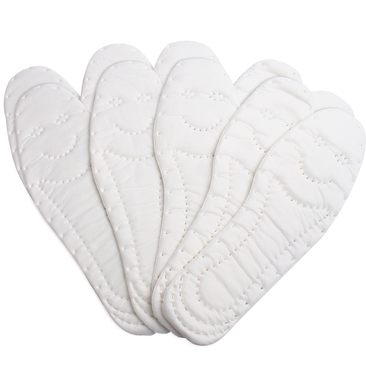 5 Pairs Universal Disposable Insoles Sweat Absorption Cuttable Shoes ...