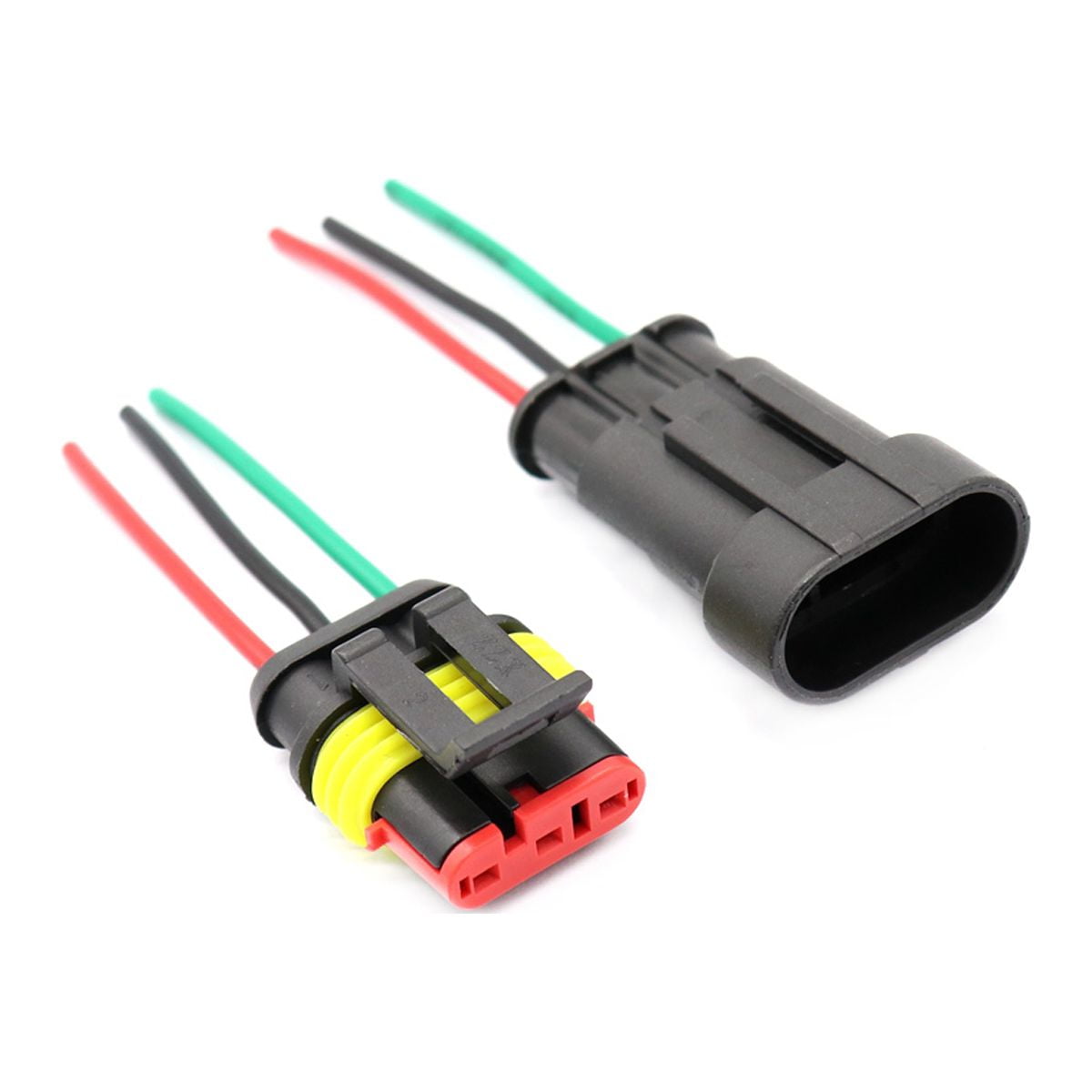 5 Pairs Wire Terminal Connectors Waterproof Electrical 3-way - Walmart.com