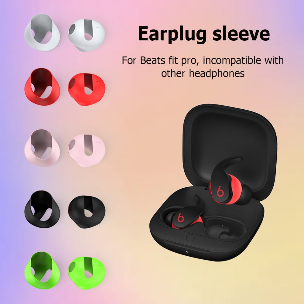 5 Pairs Without Handle Silicone Earbud Covers for Apple Magic Beats Fit ...