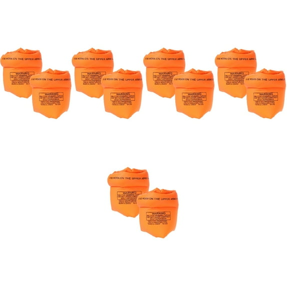 5 Pairs of Adult Arm Floaties Inflatable Swim Arm Sleeve Floating Arm ...