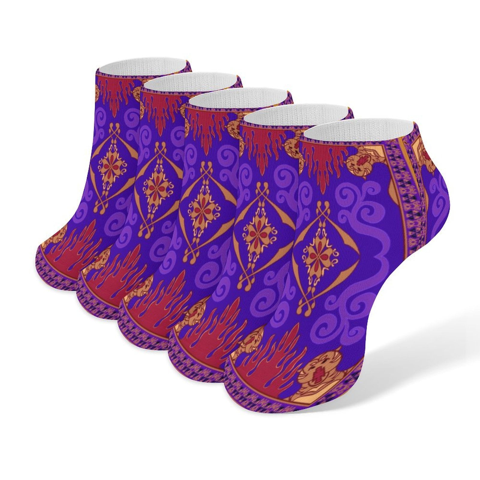 5 Pairs of Low-top Socks Personalized Fashionable Comfortable ...