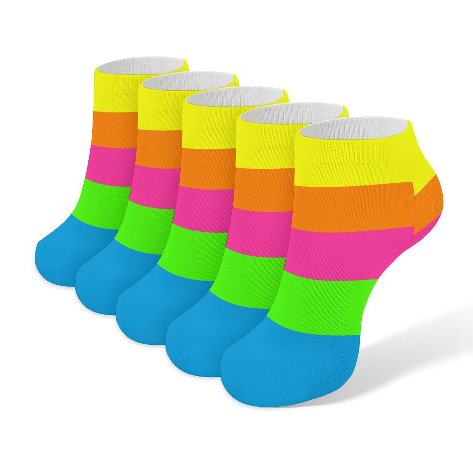 5 Pairs of Low-top Socks Personalized Fashionable Comfortable ...