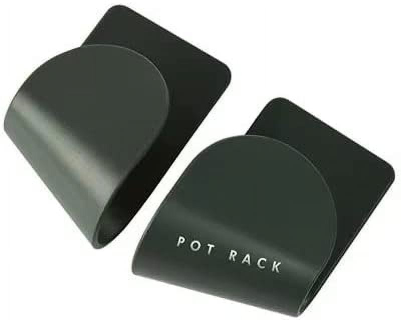 5 Pairs of Wall Mount Pot Lid Organizers Racks Plastic Pot Lid Storage ...