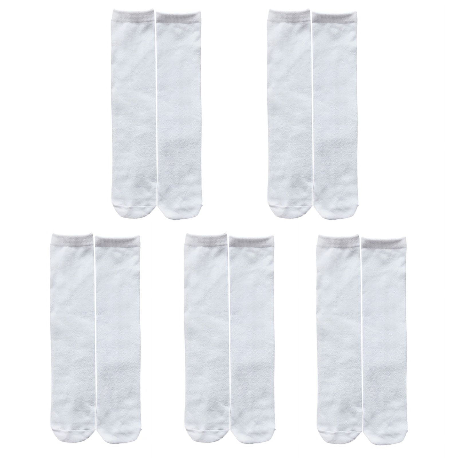 5 Pairs/set Blank White Sublimation Socks Dye Sublimation Sock Blank ...