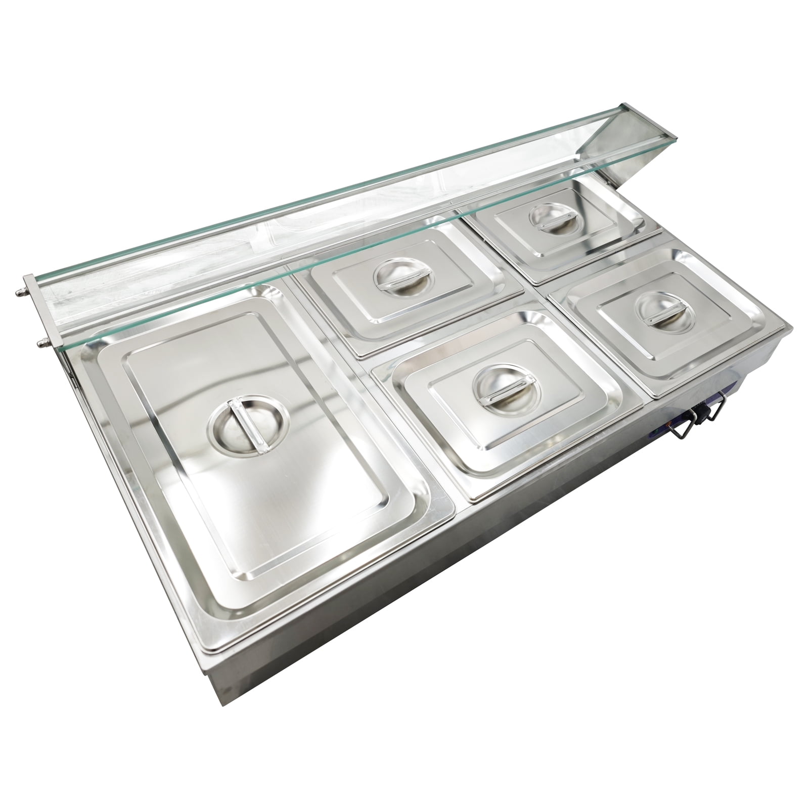 5 Pan Electric Food Soup Warmer Commercial Buffet Food Warmer ...