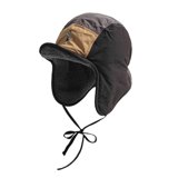 5-Panel Color Block Trapper Hat Windproof Sherpa Lined Aviator Winter ...