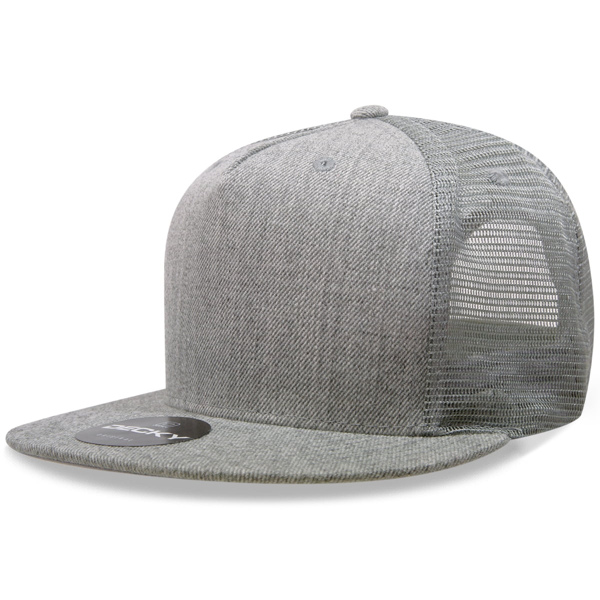 5 Panel Flat Bill Trucker Hat - Walmart.com