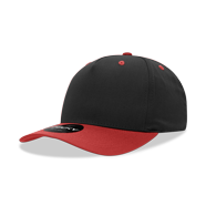 Daxton Premium Mid Profile Hat Semi Curved Visor Navy Cap White Silver ...