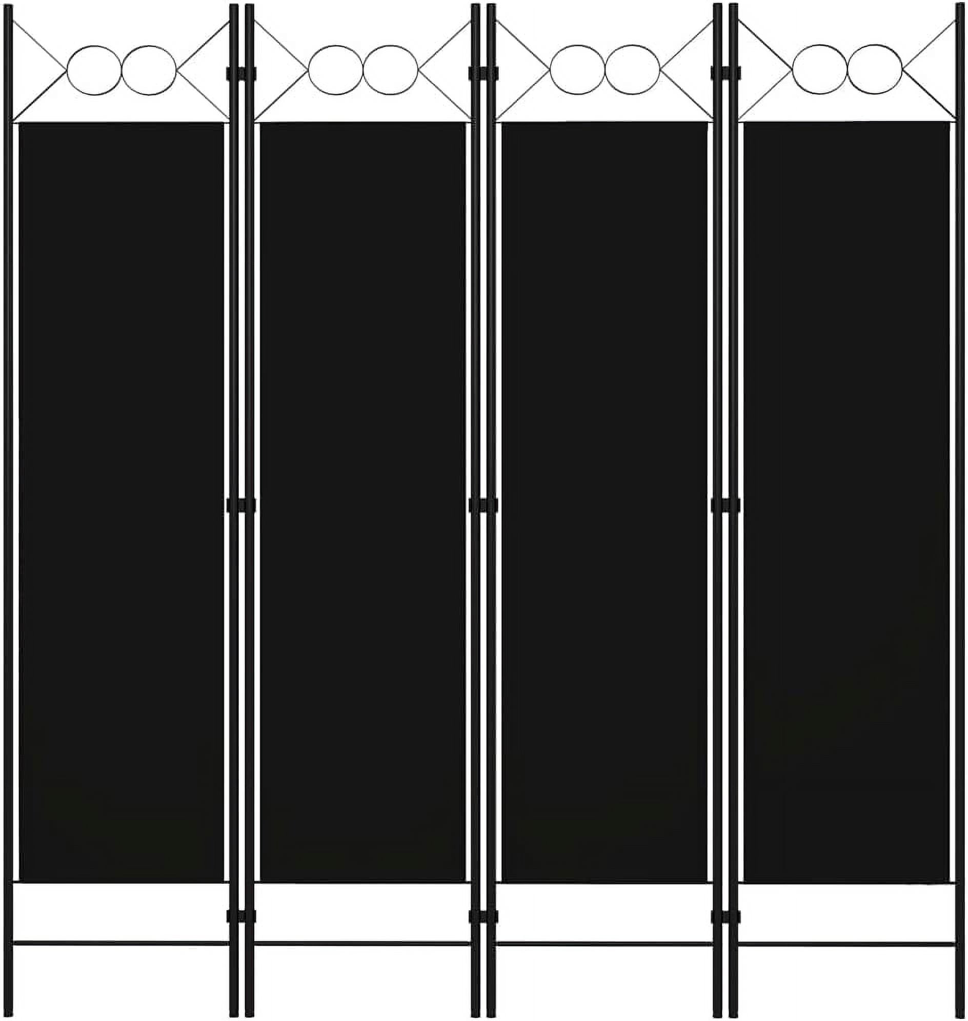 5 Panel Room Divider 70.9" Tall Folding Privacy Screen Room Dividers ...