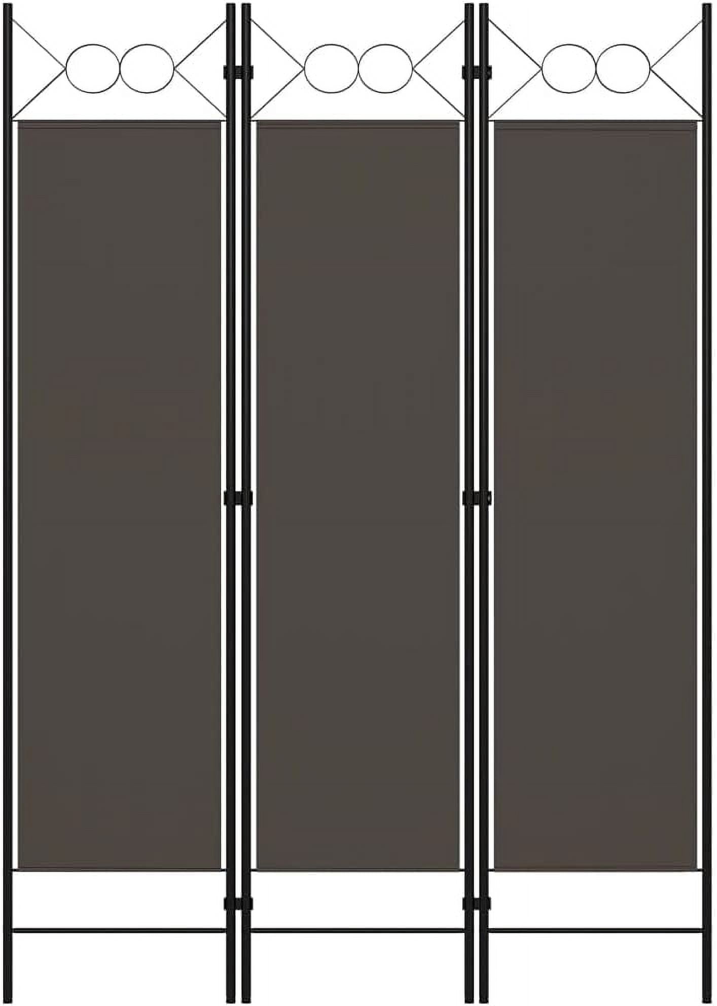 5 Panel Room Divider 70.9" Tall Folding Privacy Screen Room Dividers ...