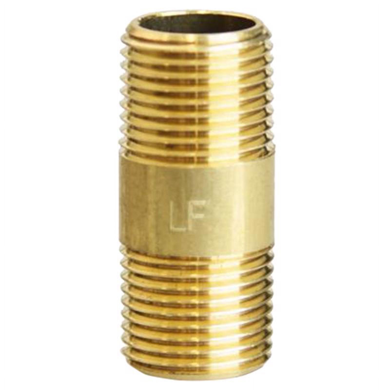 5 Pc, 3/8 In. Mpt X 3/8 In. D Mpt Red Brass Nipple 1-1/2 In. L ...