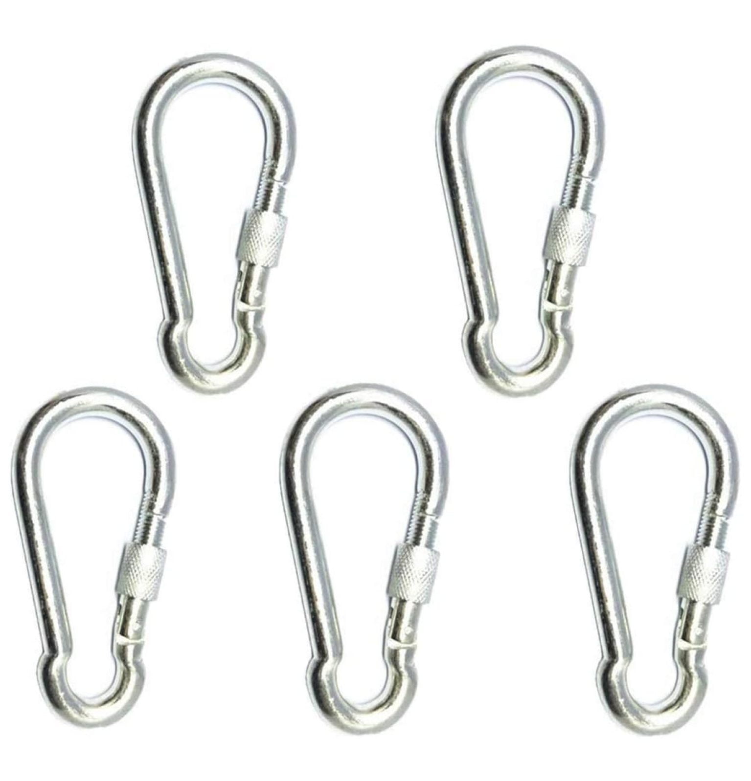 5 Pc 4.5" Large Big Heavy Duty 750LB Zinc-Galvanized Steel Non Rust ...