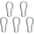 5 Pc 4.5" Large Big Heavy Duty 750LB Zinc-Galvanized Steel Non Rust ...