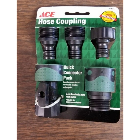 5 Pc- Ace Hose Coupling / Quick Connector Pack ( 76953) - Walmart.com