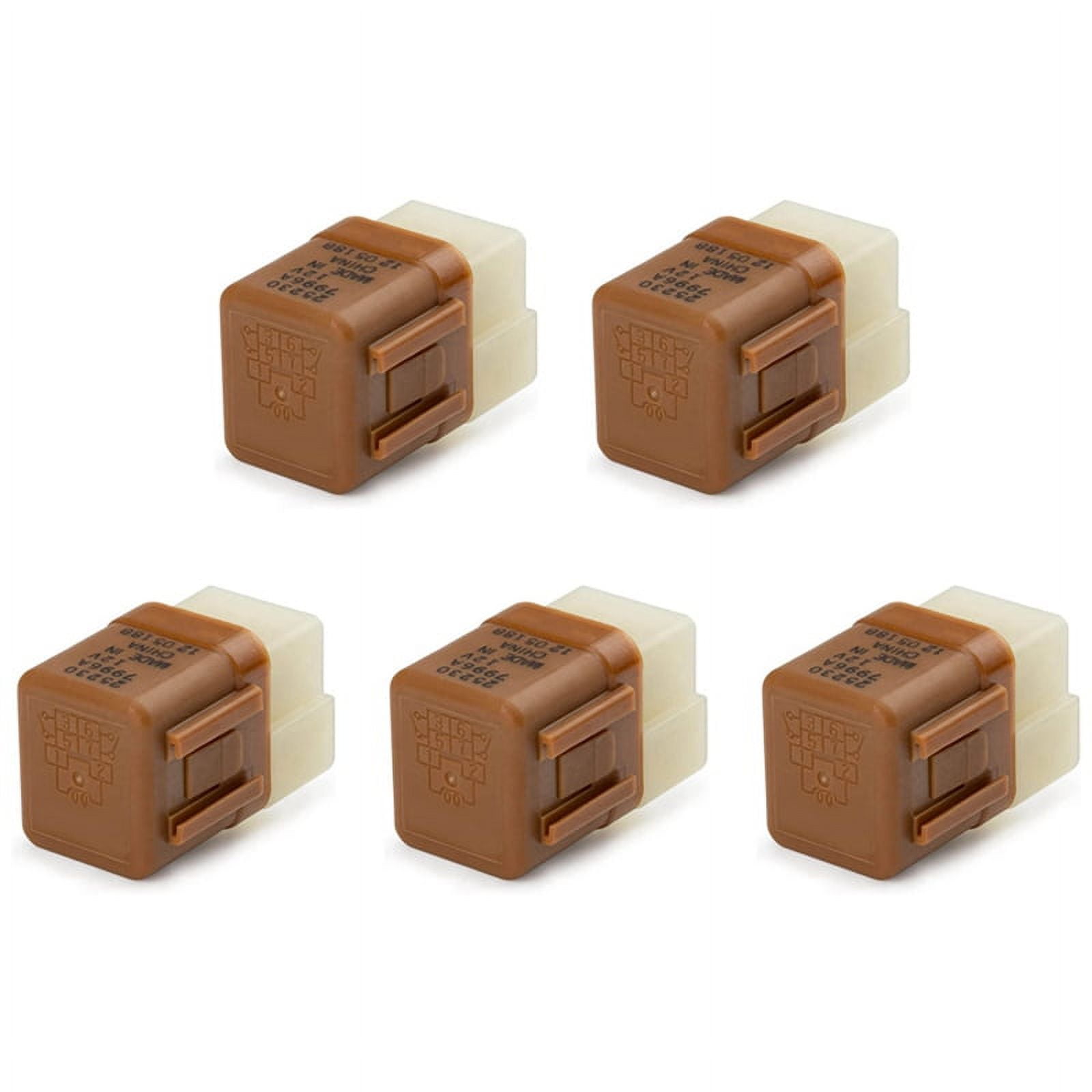 5 Pc Auto Relay 6-Pins 25230-7996A 252307996A for VEHICLES - Walmart.com