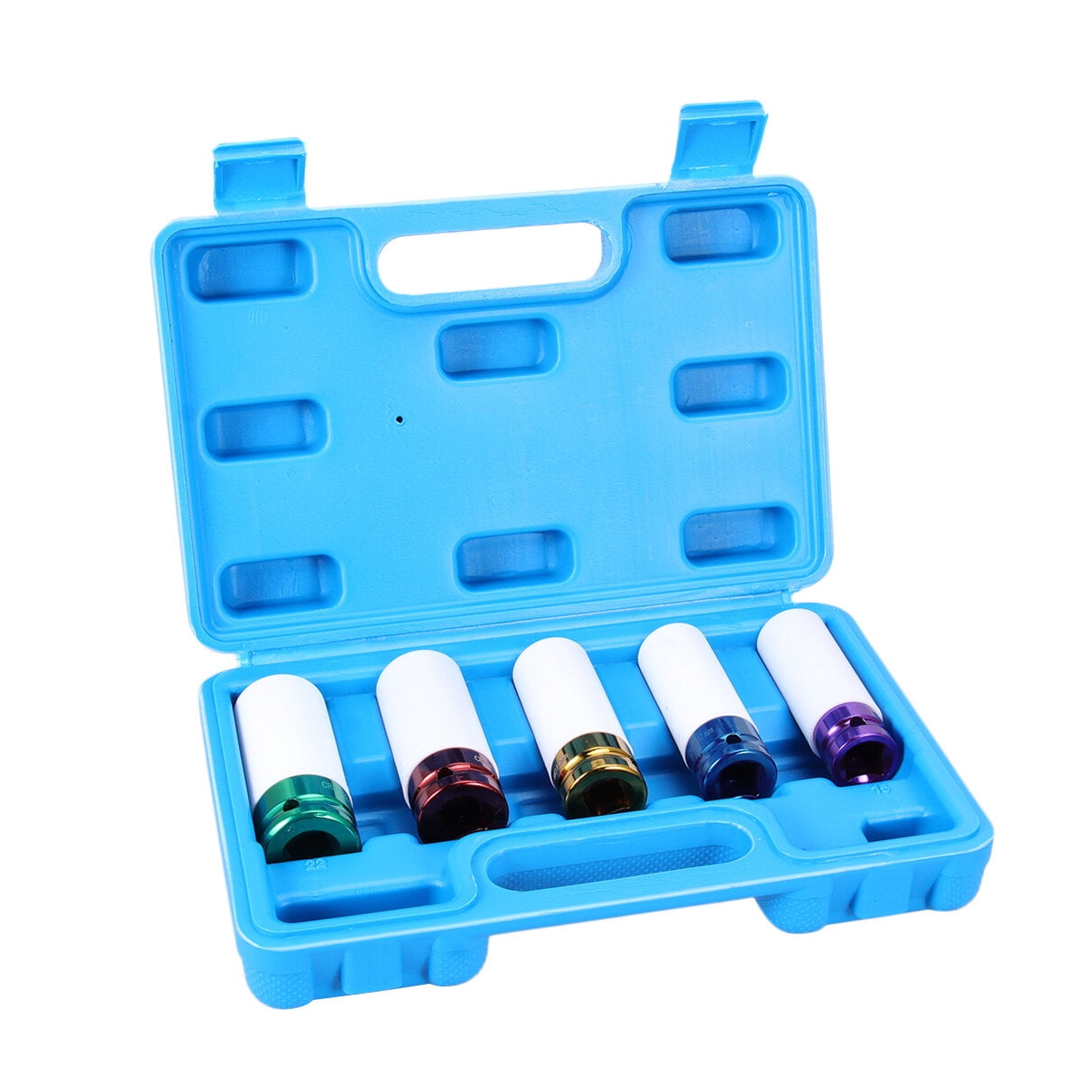 5 Pc Car Nut Repair Hex Socket Adaptor Wheel Nut Removal Tool Socket ...