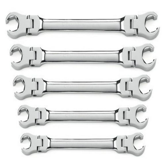 5 Pc. Flex Head Flare Nut Wrench Set, SAE - 81910 - Walmart.com