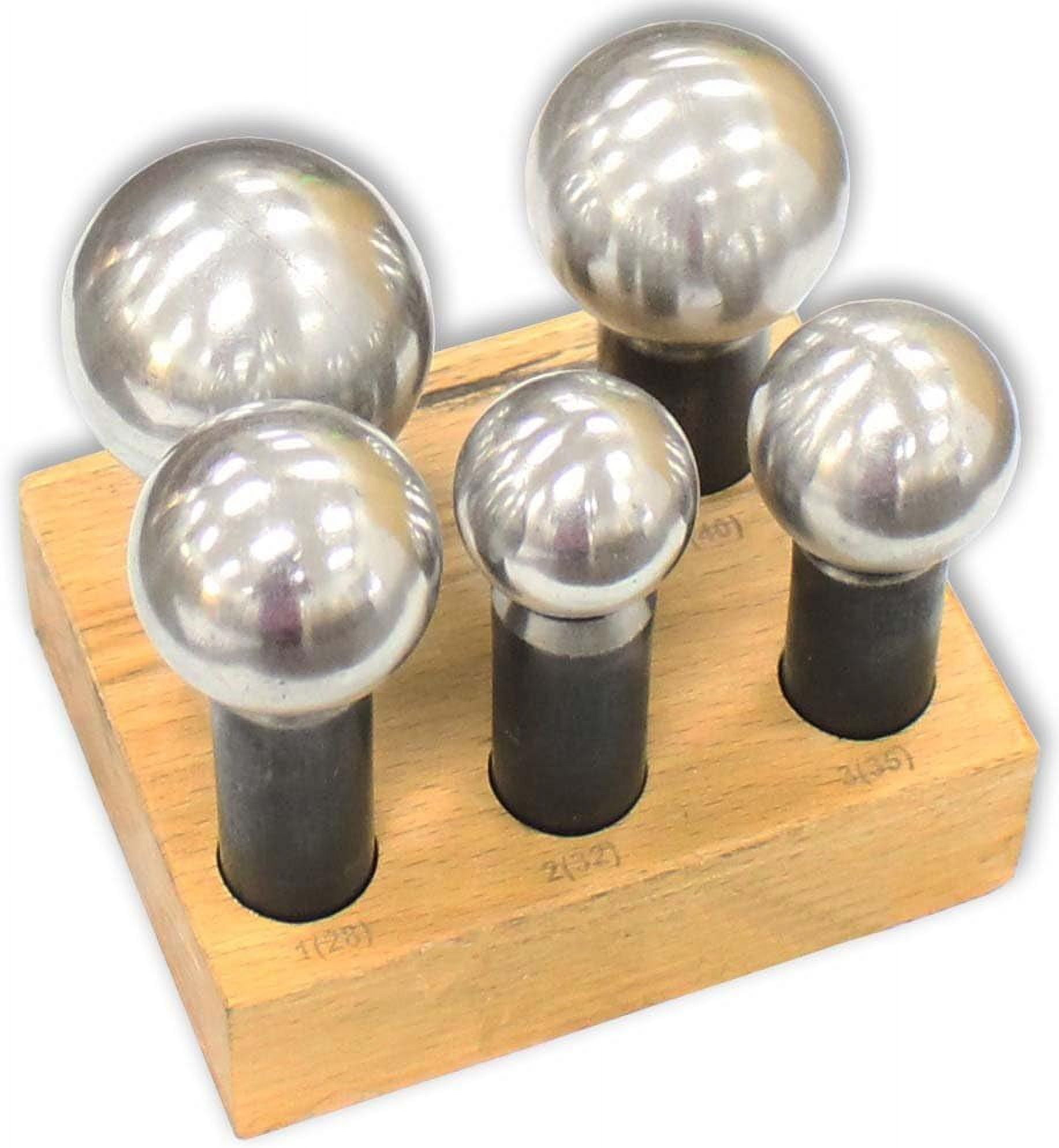 5 Pc. Large Dapping Punch Set | Heavy-Duty Metal Bending Tools | Jumbo ...