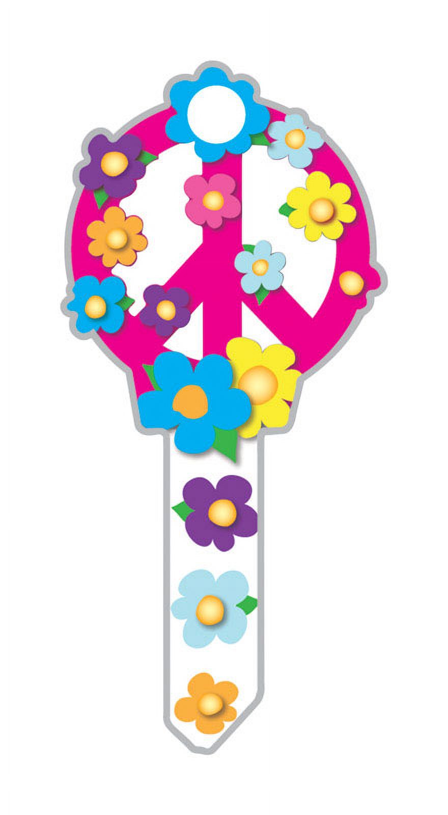 5 Pc, Lucky Line Key Shapes Peace Sign House Key Blank Sc1 Double For ...