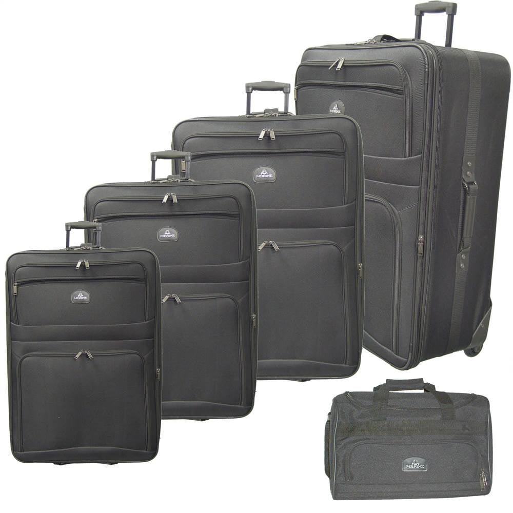 5 Pc Luggage Set (Red) - Walmart.com