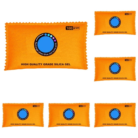 5 Pc Rechargeable Desiccant Pack, Silica Gel Packets Silica Gel ...