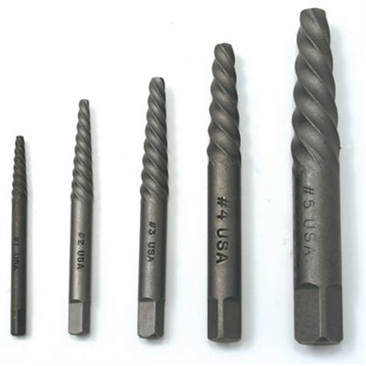 5 Pc Screw Extractor Kit Spiral - Walmart.com