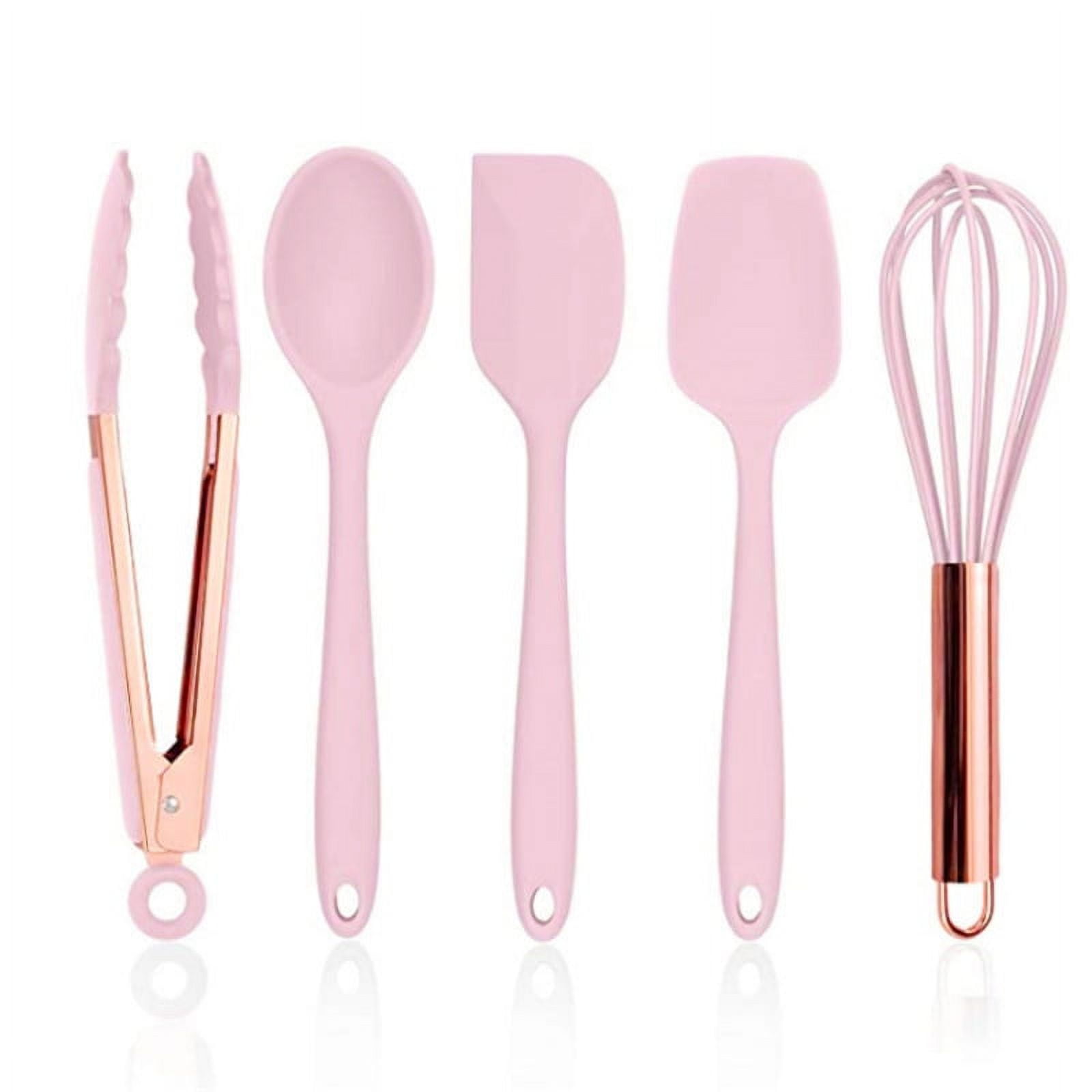 5 Pc Silicone Cooking Utensils, Kitchen Tools, Easy to Clean Silicone ...