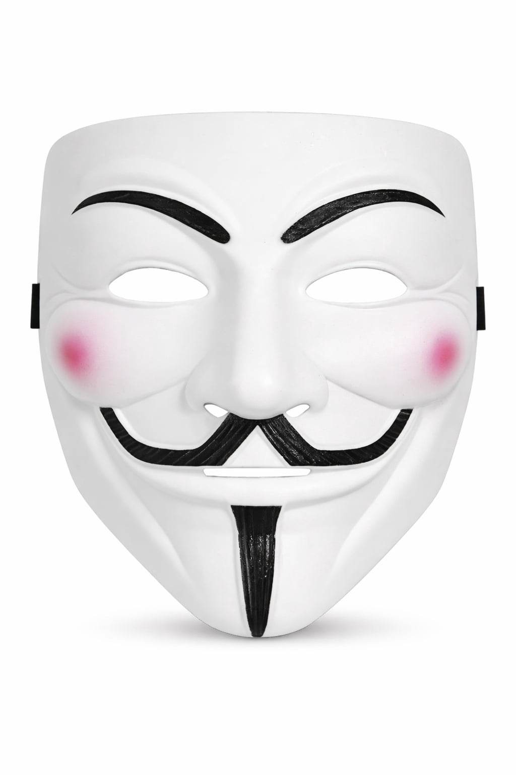 5 Pc White Costume Face Mask Adult Cosplay Party Set One Size Secure ...