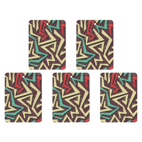 5 Pcek Car Aromatherapy Tablet Fragrance Rich Light Easy To Hang For ...