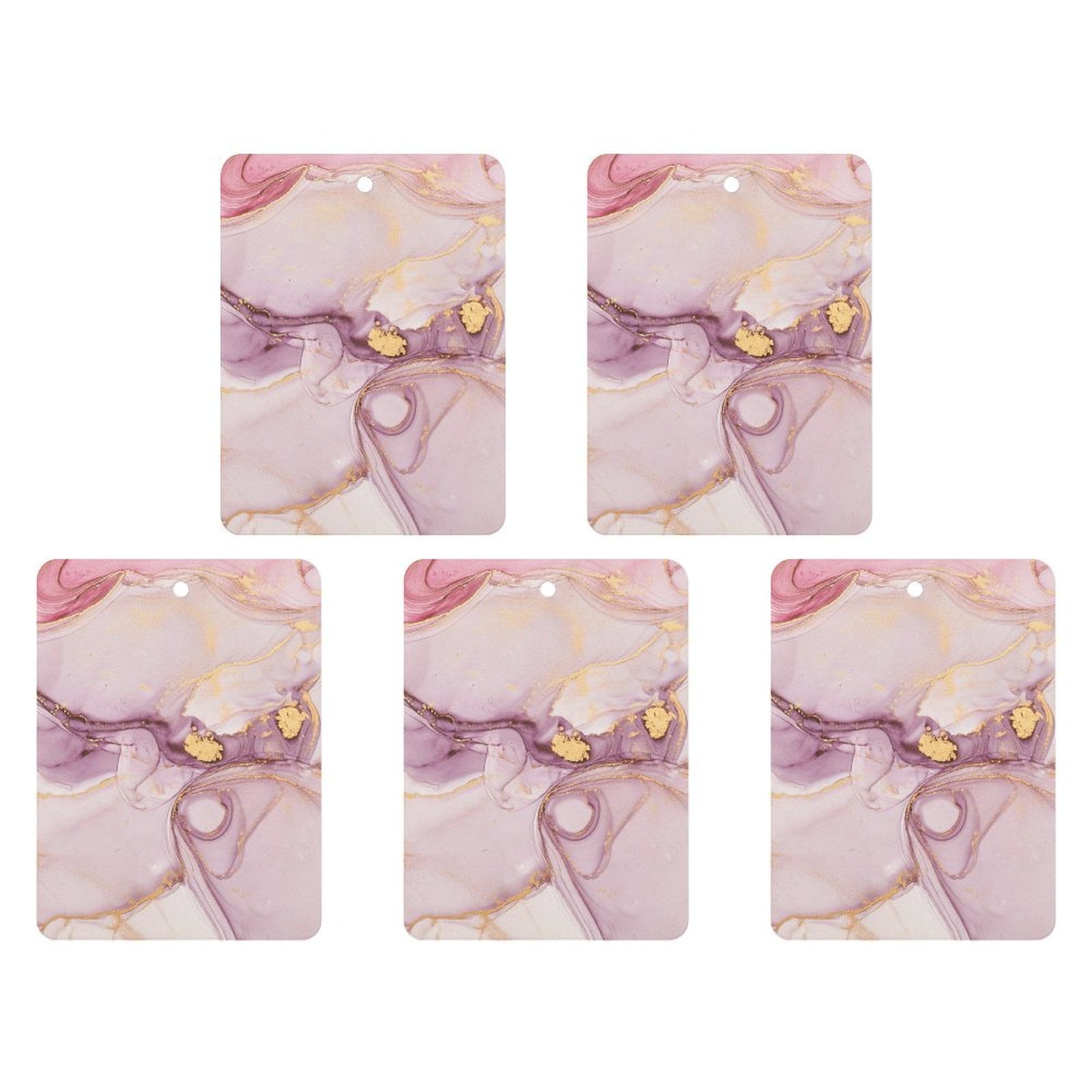 5 Pcek Car Aromatherapy Tablet Fragrance Rich Light Easy To Hang For ...