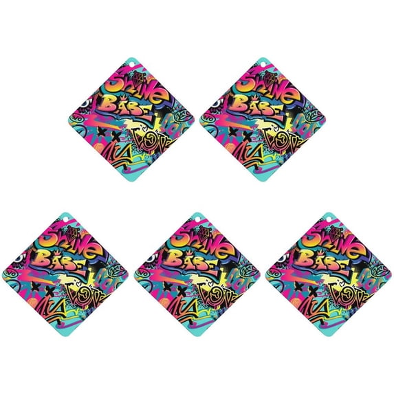 5 Pcek Car Aromatherapy Tablet Fragrance Rich Light Easy To Hang For ...