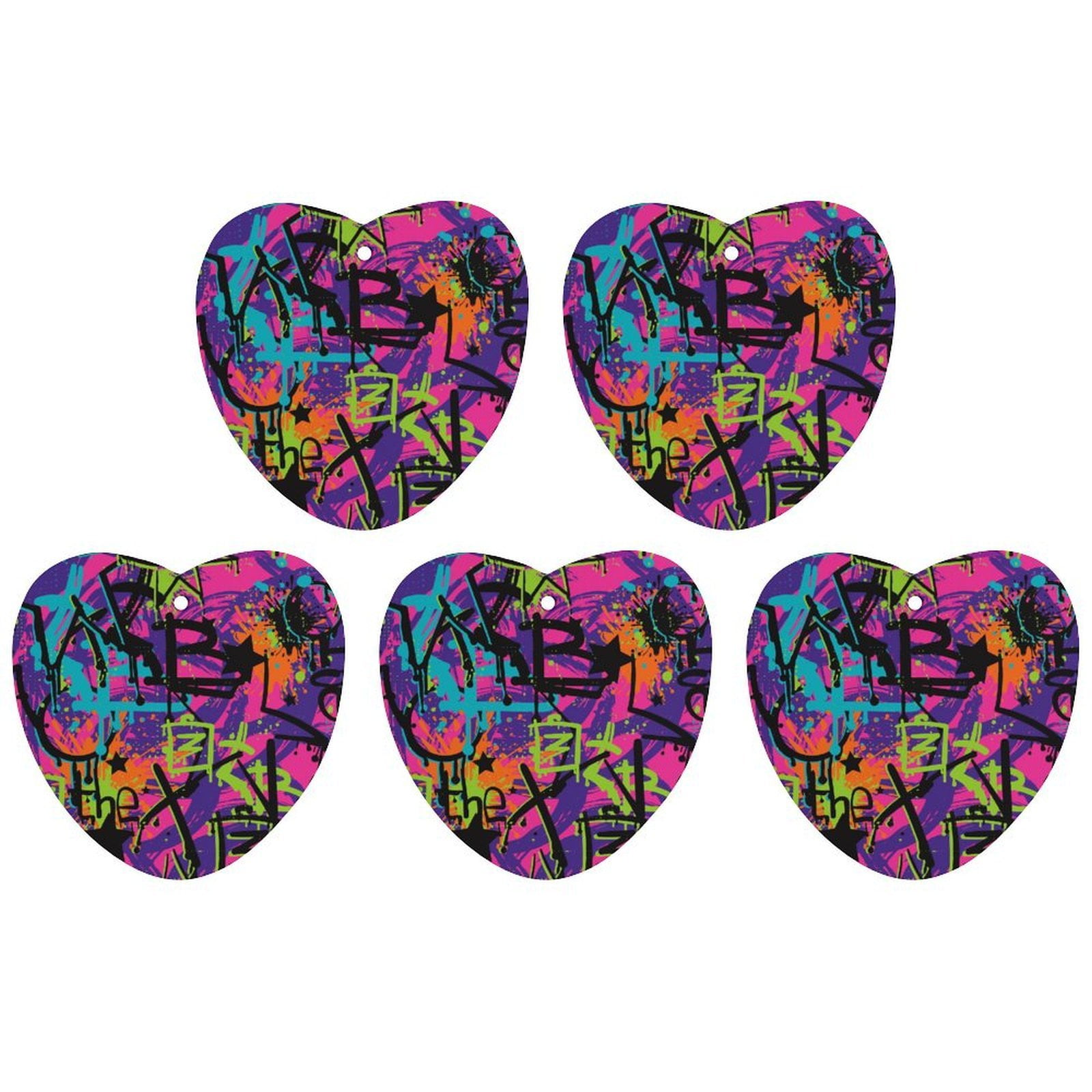 5 Pcek Car Aromatherapy Tablet Fragrance Rich Light Easy To Hang For ...