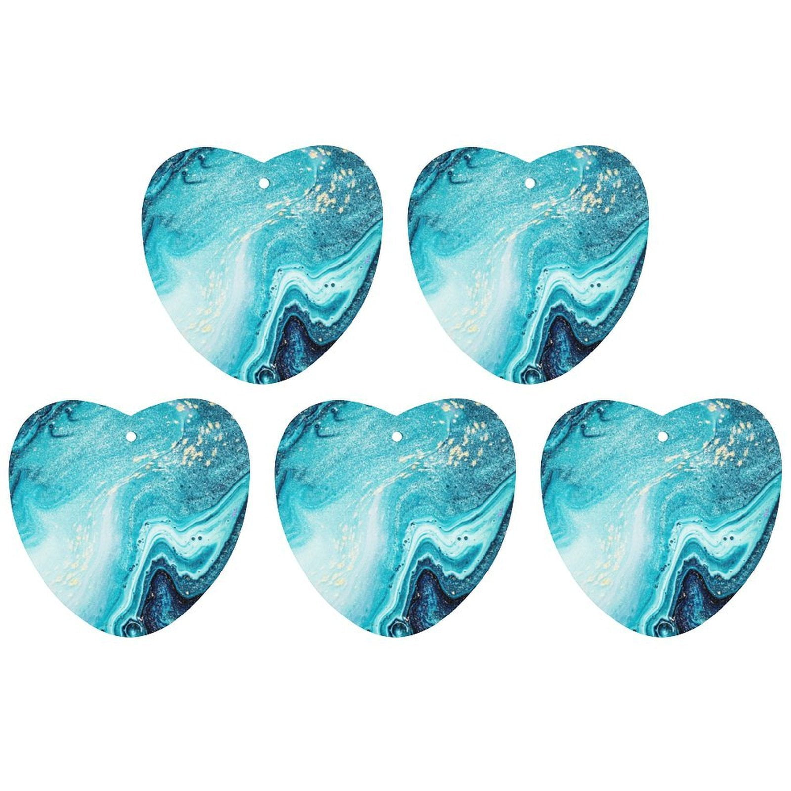 5 Pcek Car Aromatherapy Tablet Fragrance Rich Light Easy To Hang For ...