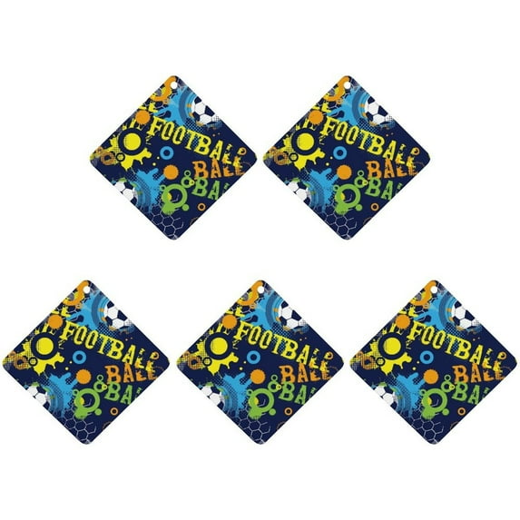 5 Pcek Car Aromatherapy Tablet Fragrance Rich Light Easy To Hang For ...