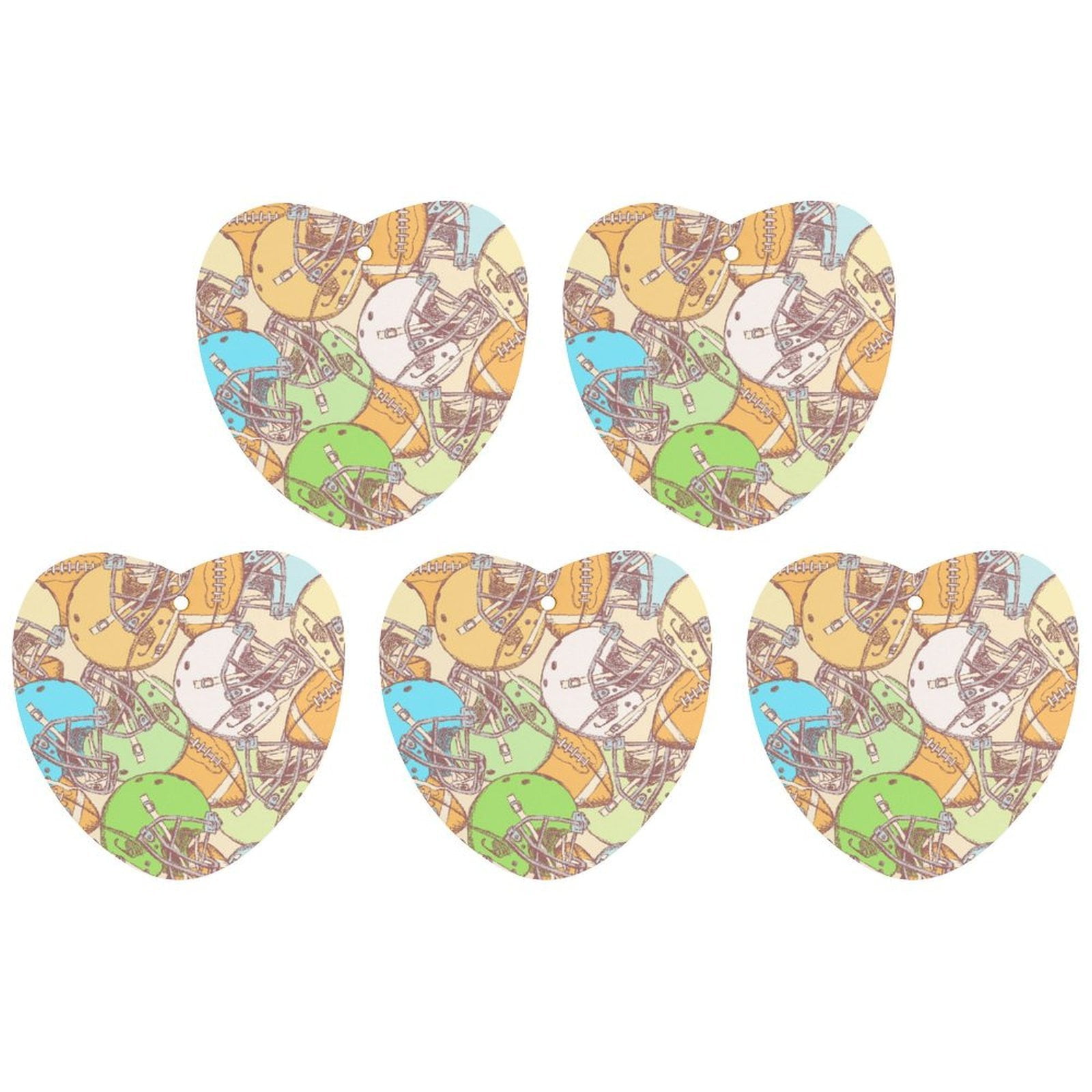 5 Pcek Car Aromatherapy Tablet Fragrance Rich Light Easy To Hang For ...