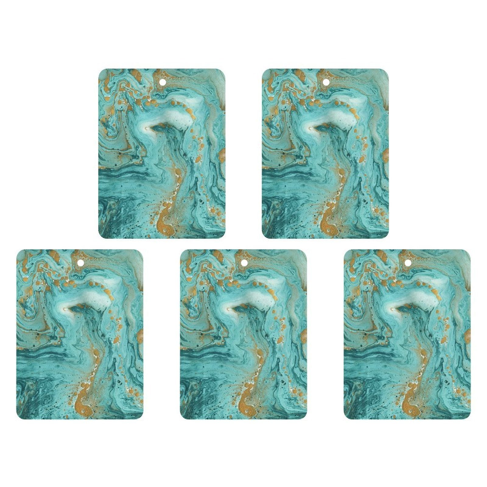 5 Pcek Car Aromatherapy Tablet Fragrance Rich Light Easy To Hang For ...