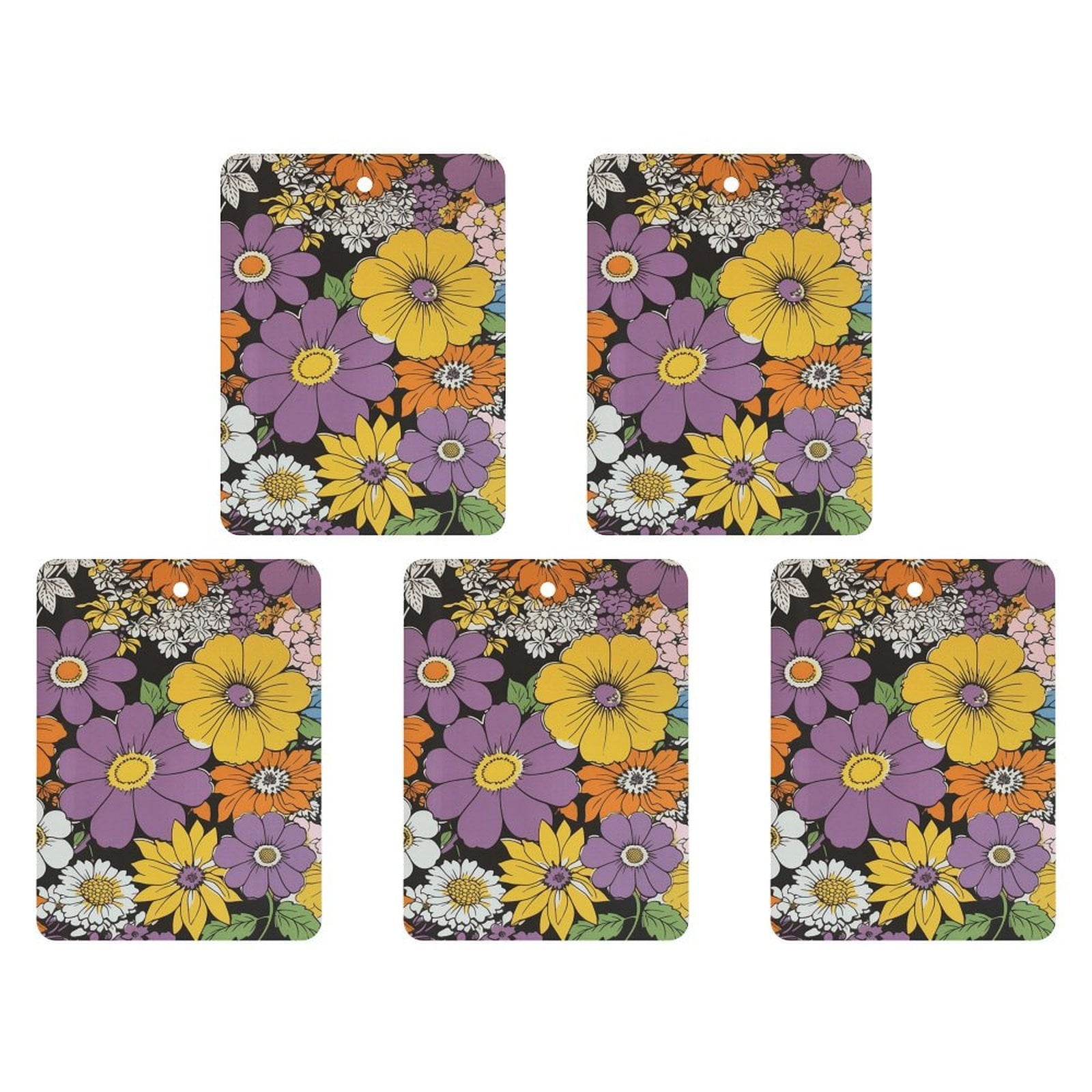 5 Pcek Car Aromatherapy Tablet Fragrance Rich Light Easy To Hang For ...