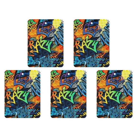 5 Pcek Car Aromatherapy Tablet Fragrance Rich Light Easy To Hang For ...