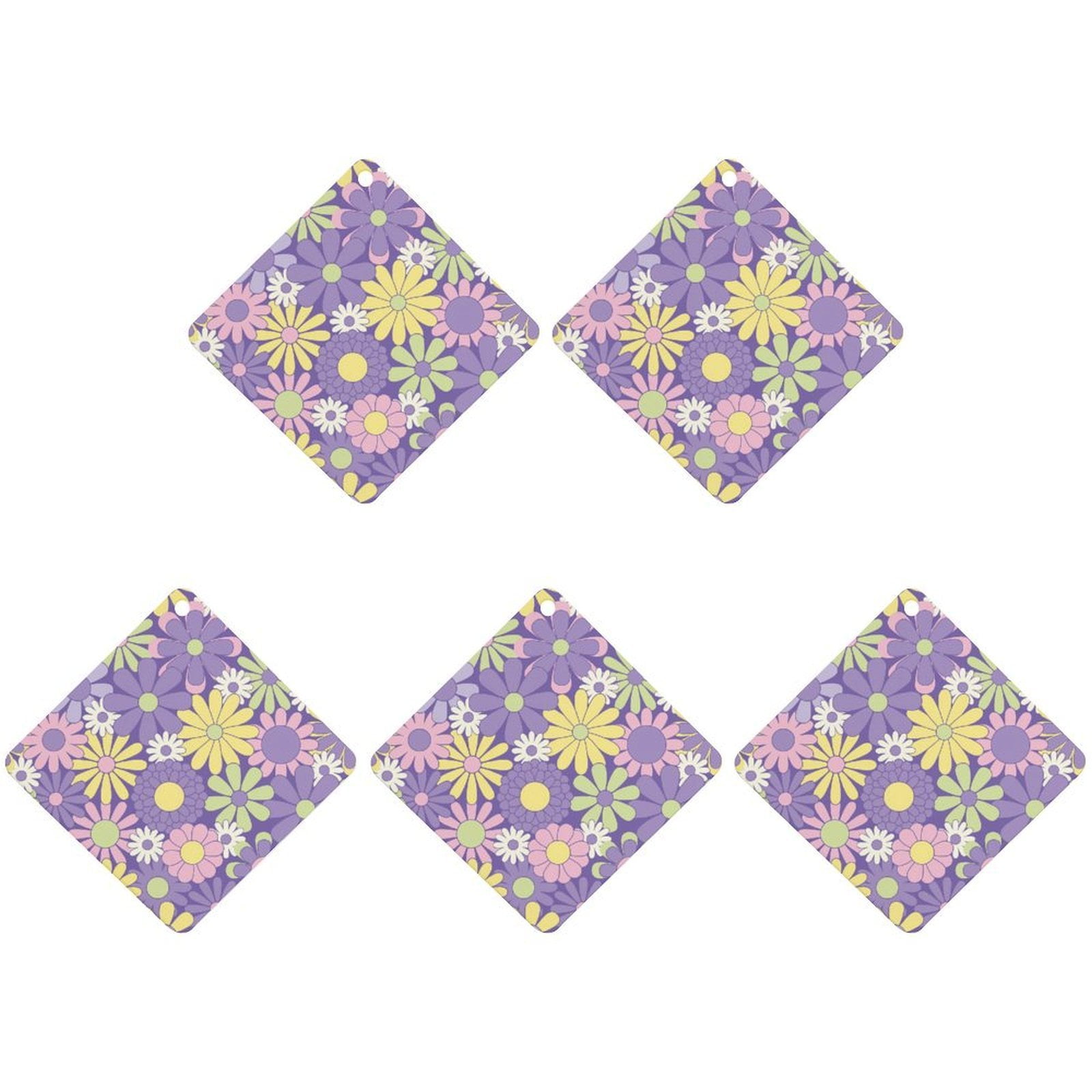 5 Pcek Car Aromatherapy Tablet Fragrance Rich Light Easy To Hang For ...