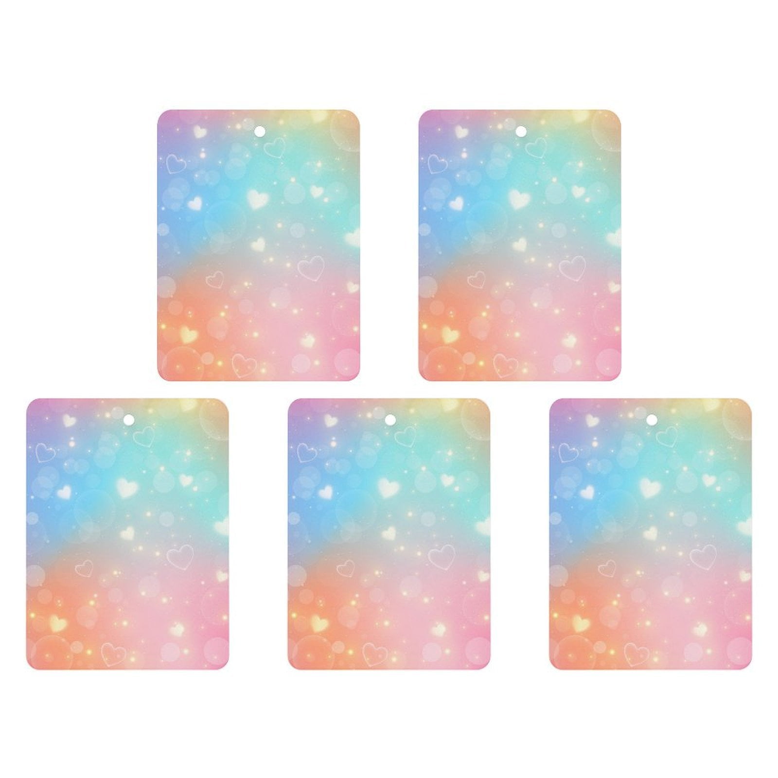 5 Pcek Car Aromatherapy Tablet Fragrance Rich Light Easy To Hang For ...