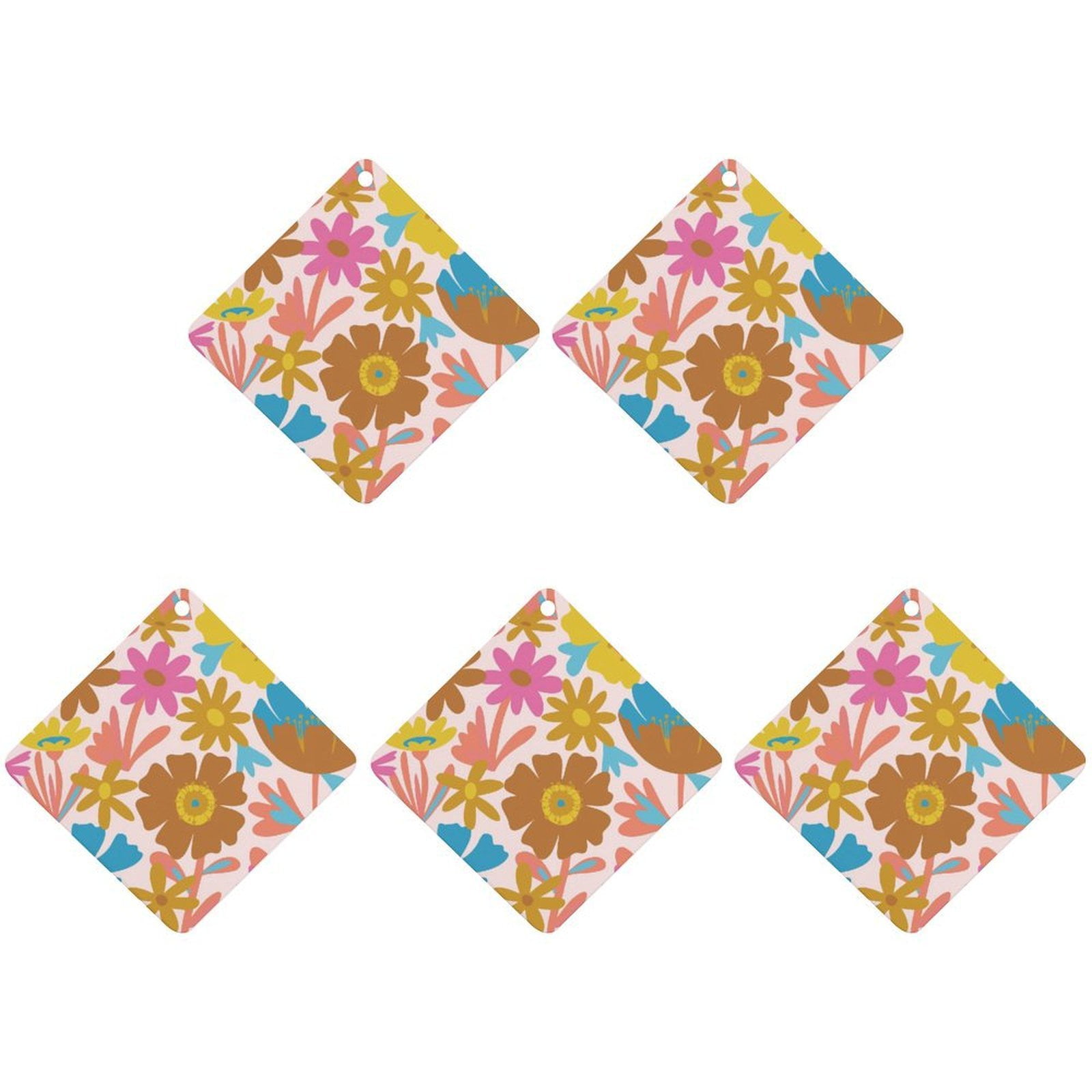 5 Pcek Car Aromatherapy Tablet Fragrance Rich Light Easy To Hang For ...
