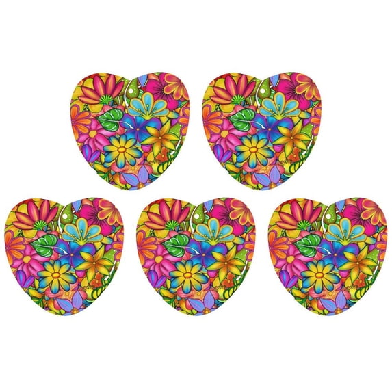 5 Pcek Car Aromatherapy Tablet Fragrance Rich Light Easy To Hang For ...