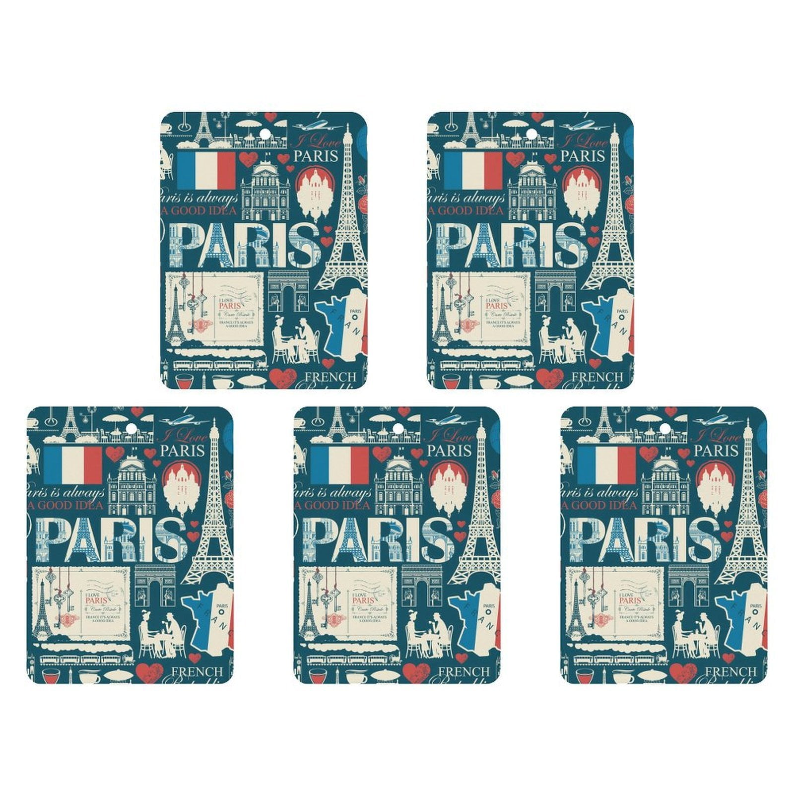 5 Pcek Car Aromatherapy Tablet Fragrance Rich Light Easy To Hang For ...