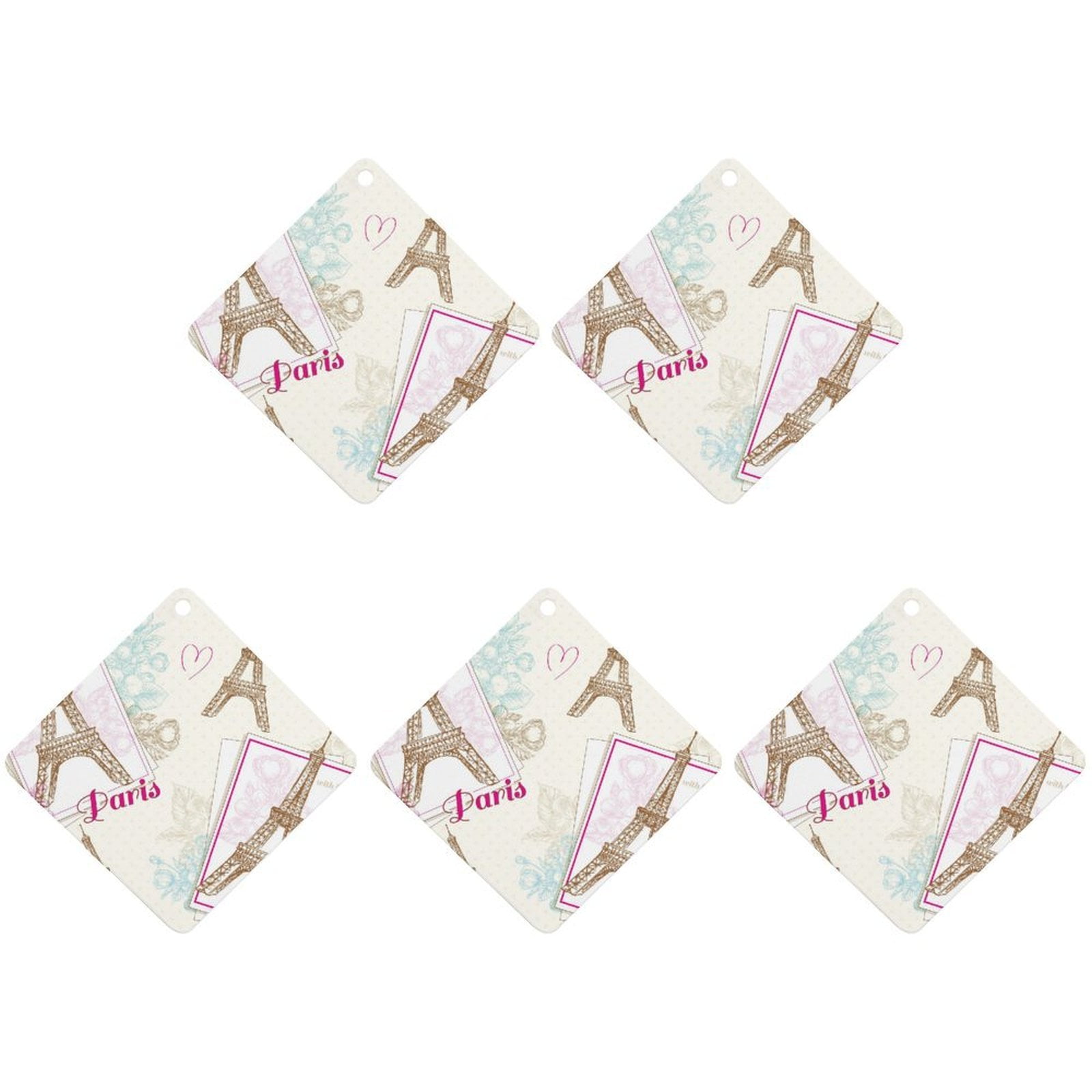 5 Pcek Car Aromatherapy Tablet Fragrance Rich Light Easy To Hang For ...