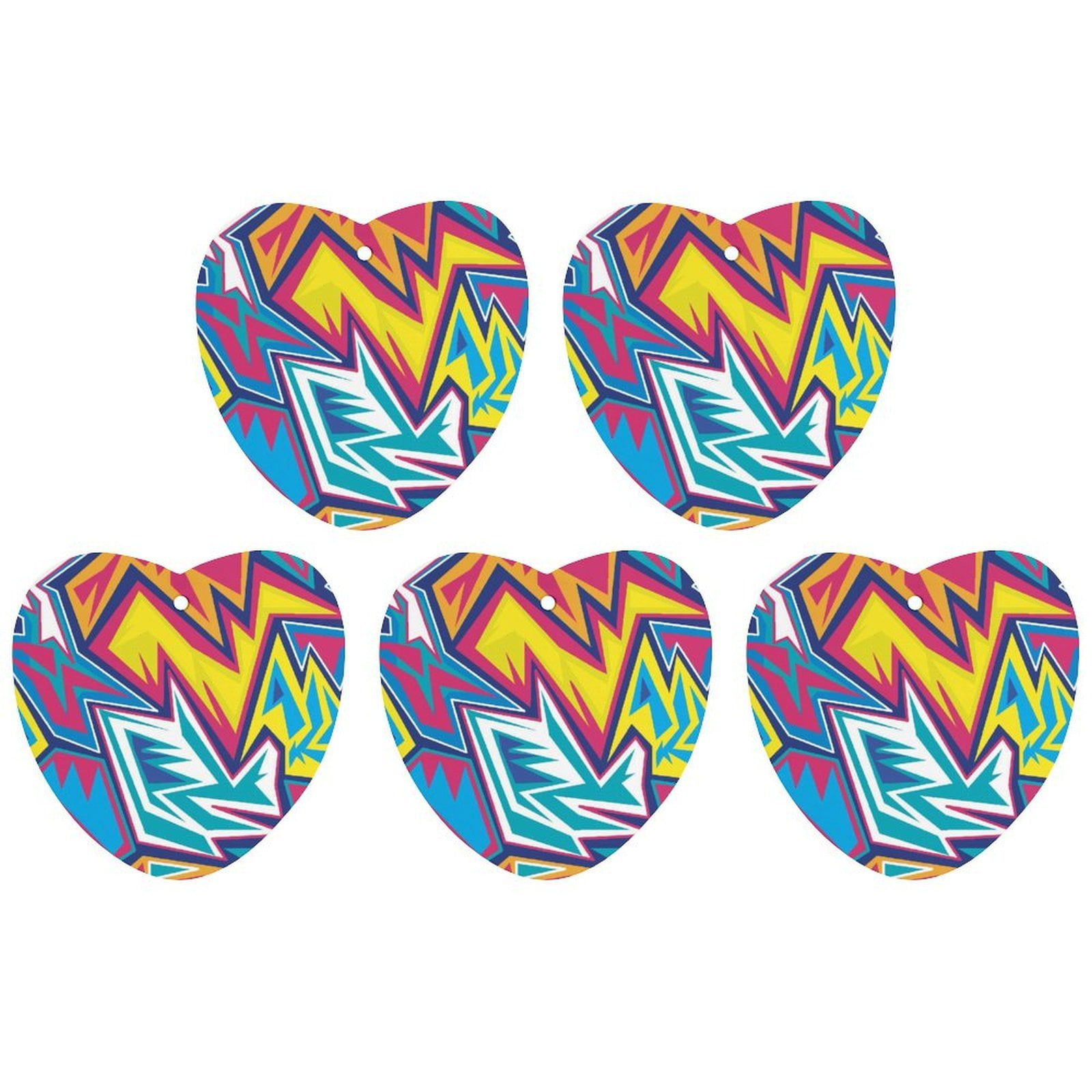 5 Pcek Car Aromatherapy Tablet Fragrance Rich Light Easy To Hang For ...