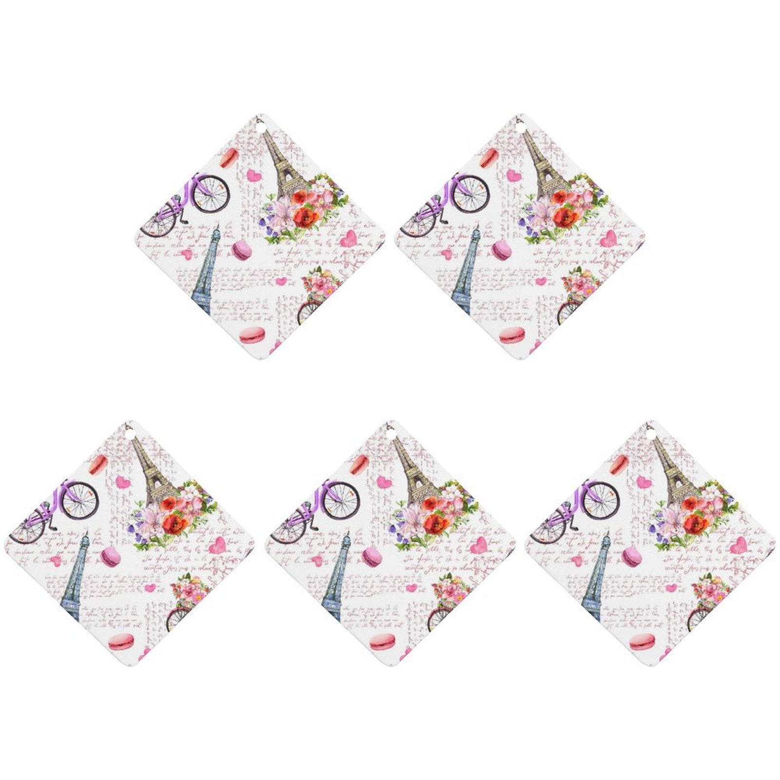 5 Pcek Car Aromatherapy Tablet Fragrance Rich Light Easy To Hang For ...